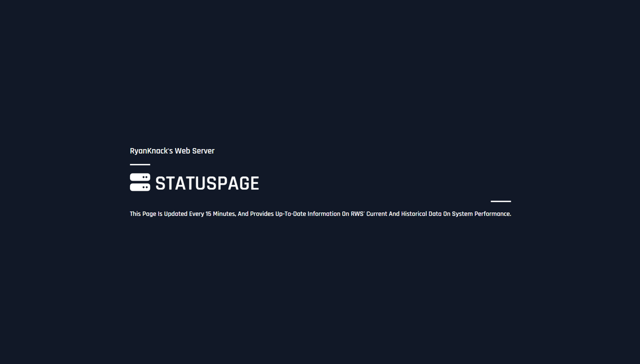 RWS | Statuspage